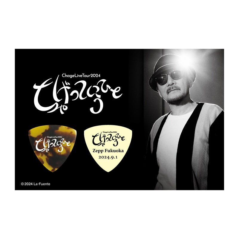 ChageLiveTour2024～ちゃげっていうひと～ ピックセット（9月1日） – Chage OFFICIAL GOODS STORE